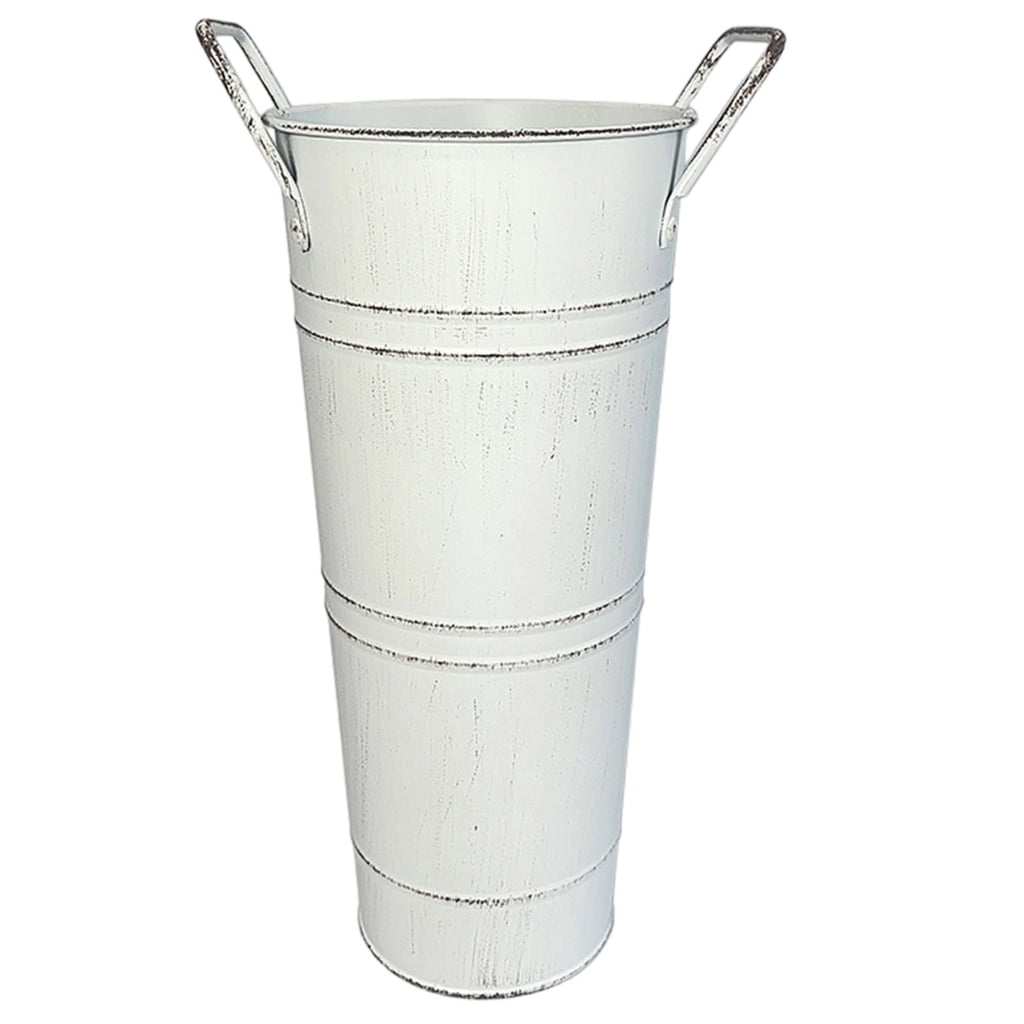 AOOOWER Galvanized Metal Vases for Flowers Farmhouse Decorative Flower ...
