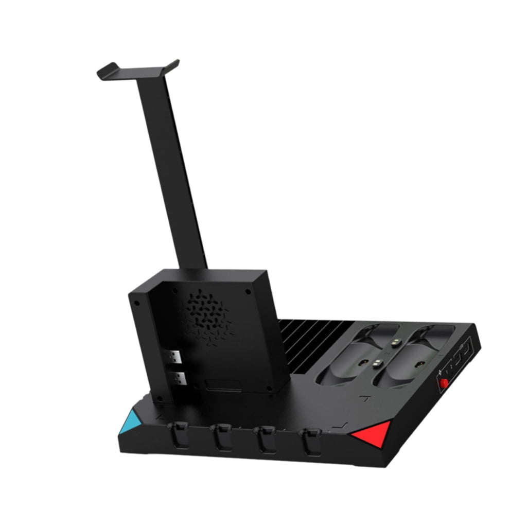 AOOOWER Gaming Accessories Organiser with Built In Cooling Fan Handle ...