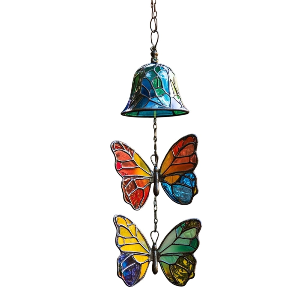AOOOWER Garden Decoration Butterfly Wind Chimes Producing Pleasant ...