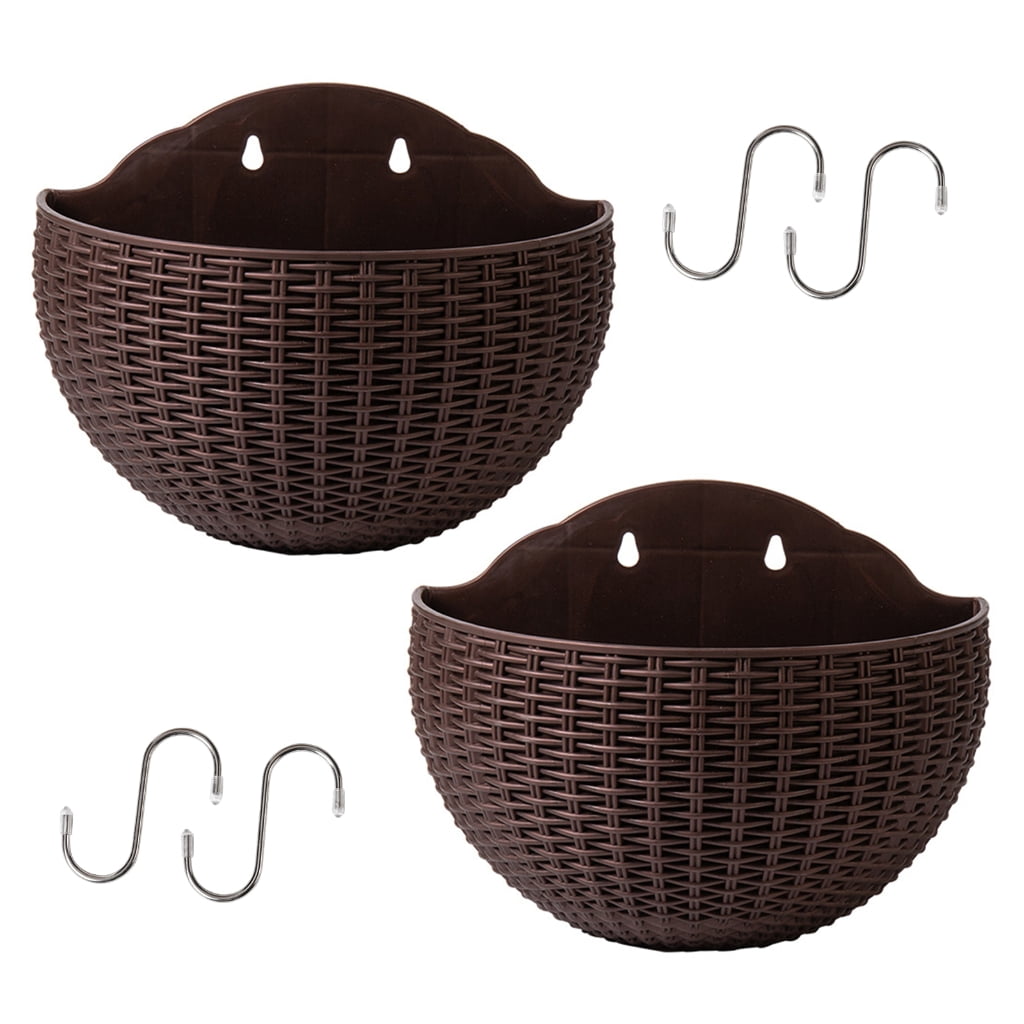 AOOOWER Garden Wall Mounted Flower Pot Handmade Hanging Modern Flower ...