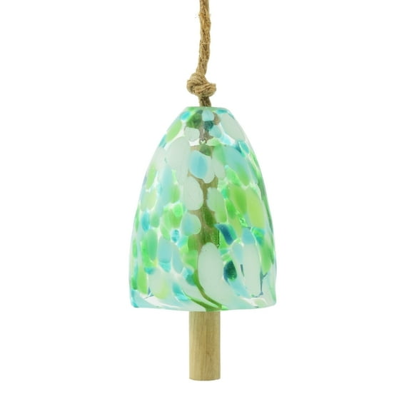 AOOOWER Glass Wind Chime Colorful Outdoor Accent Relaxing Tone Simple ...