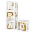 AOOOWER Graduation Party Balloon Box Set With 3 Color For DIY ...