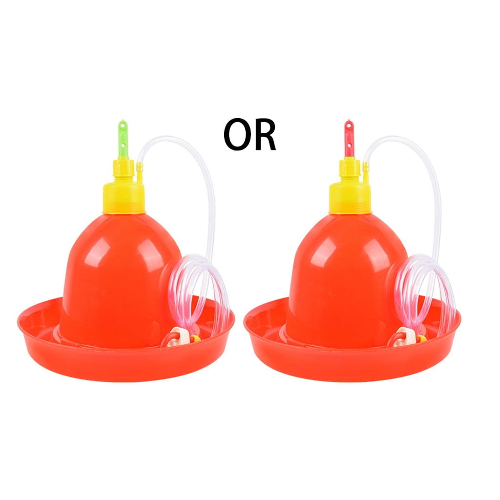 AOOOWER HandsFree Watering Fountain for Chickens, Ducks and Geese Water ...