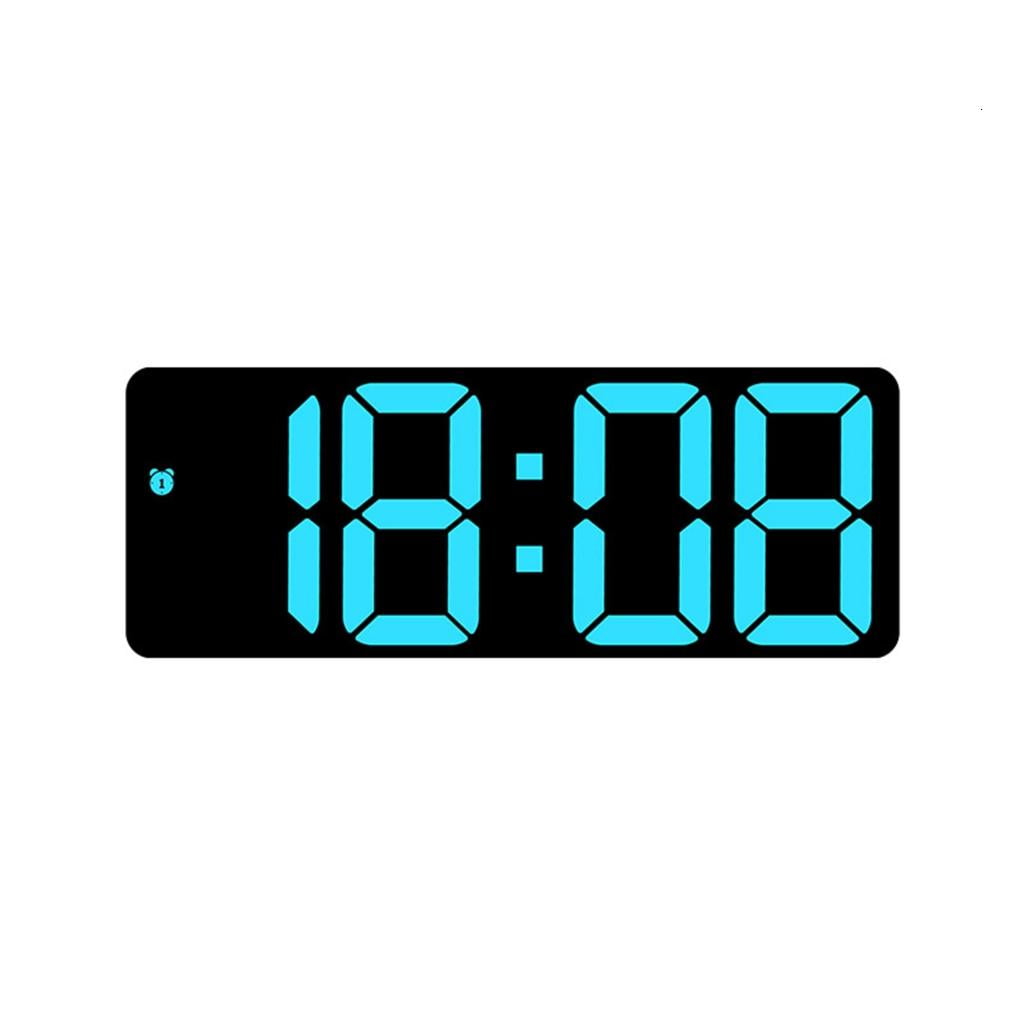 AOOOWER LED Desk Digital Clock with Alarm Temperature Display and ...