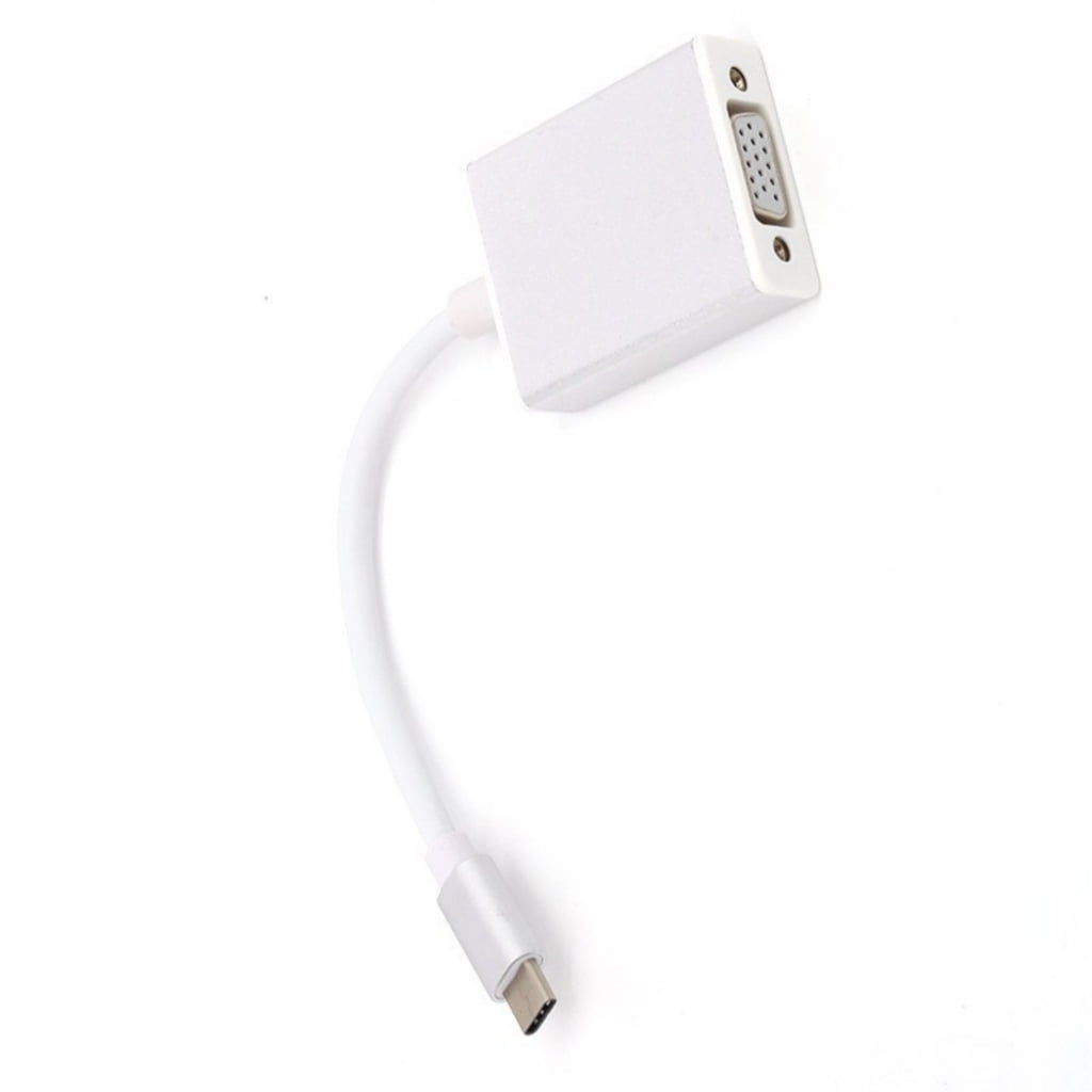 AOOOWER Lightweight USB C to VGA Converter Cable Double Female ...