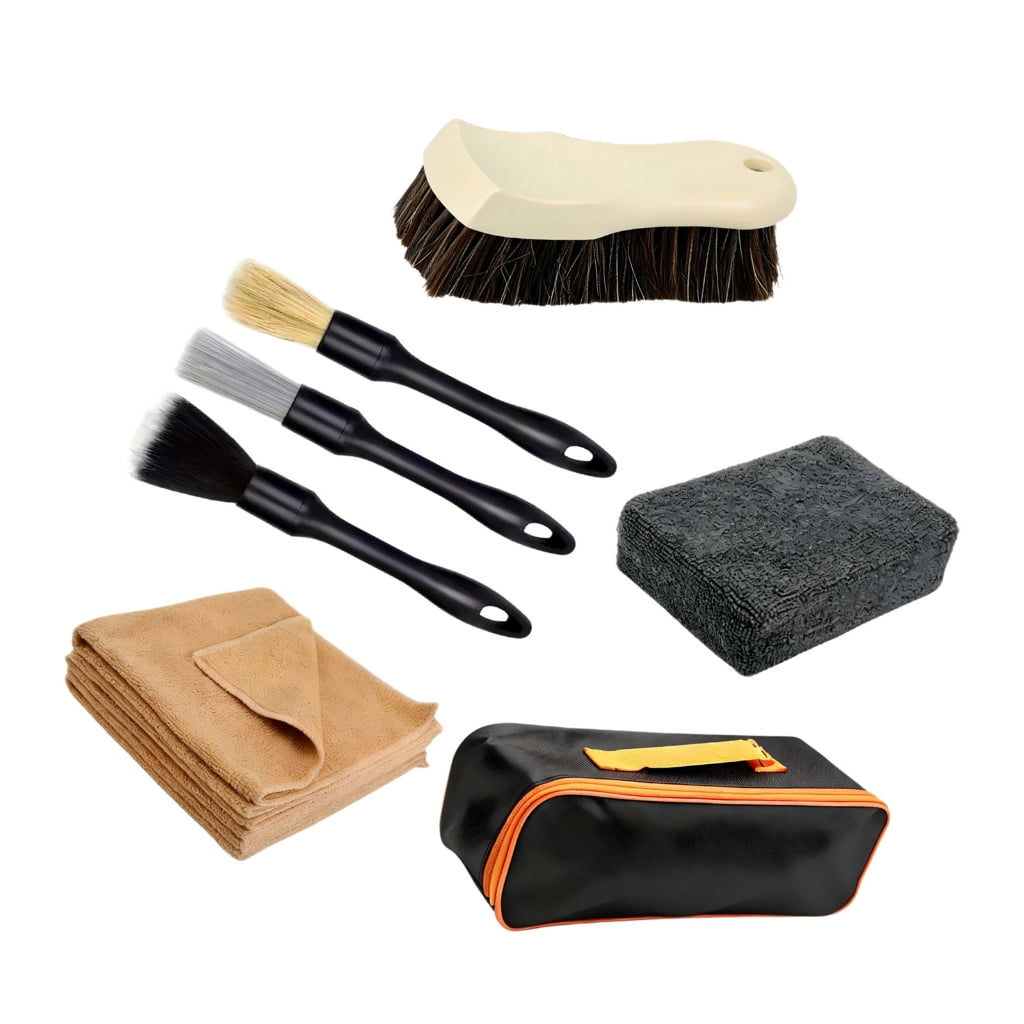 AOOOWER Long Hair Car Cleaning Kits with Brush Sponge For Home And Car ...