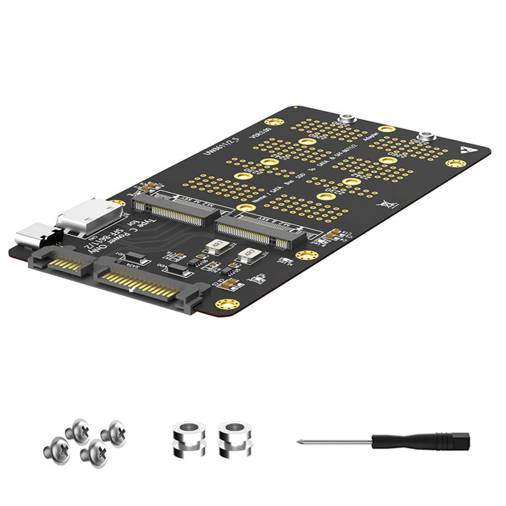 AOOOWER M.2(NGFF) NVMe SSDs Converters to SATAs and SFF 8611 8612 SSDs ...