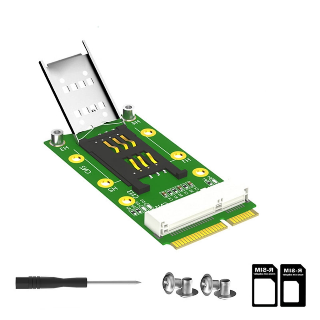 AOOOWER Mini PCIE 3G/4G Module to Mini PCIE Adapter Supports WWAN LTE ...