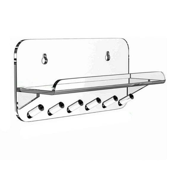 AOOOWER Modern Acrylic Wall Mounted Key Holder For Entryway Storage ...