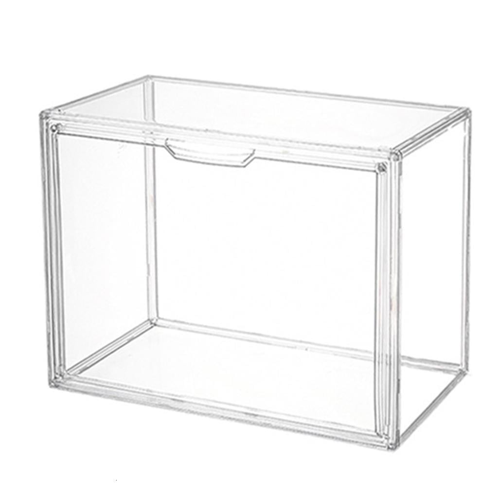 AOOOWER Modern Clear Display Case With Protective Covers for Action Figure Storage Exhibition ...