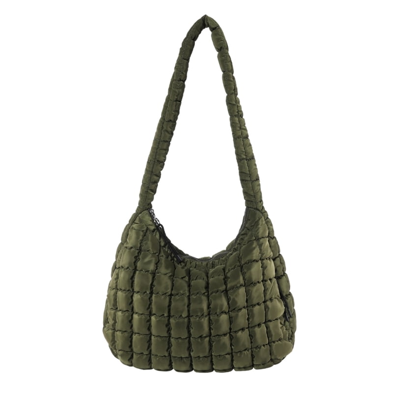 AOOOWER Modern Nylon Pleated Shoulder Bag Fashionable and Practical ...
