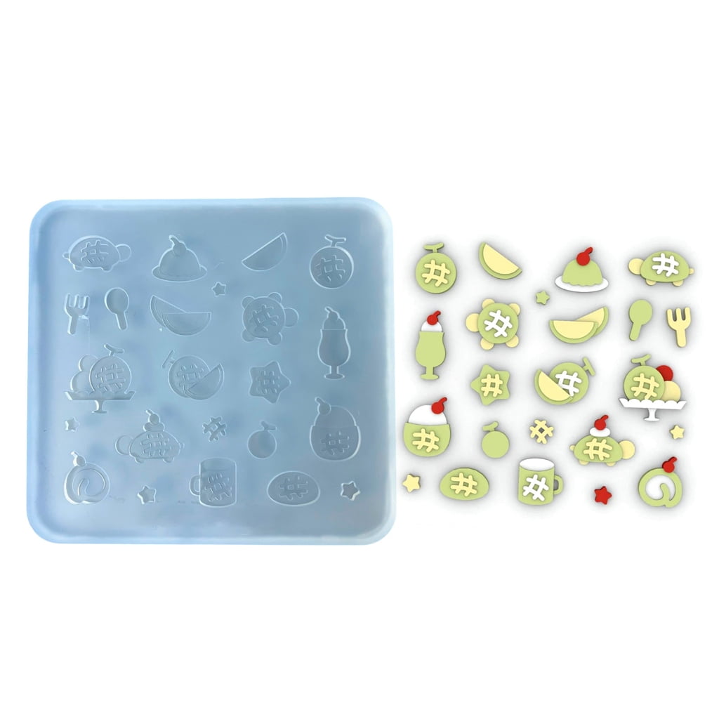 AOOOWER Multifuntional Silicone Nail Art Templates Melon Theme Small ...