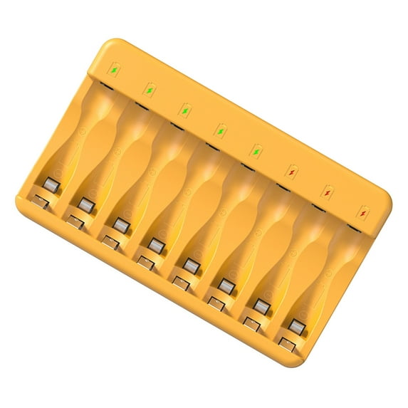 AOOOWER Multiple Battery Charging Station With LED Status Display ...