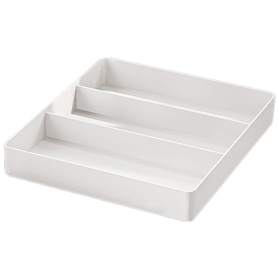 AOOOWER Multiple Compartment Plastic Storage Tray for Kitchen Drawer ...