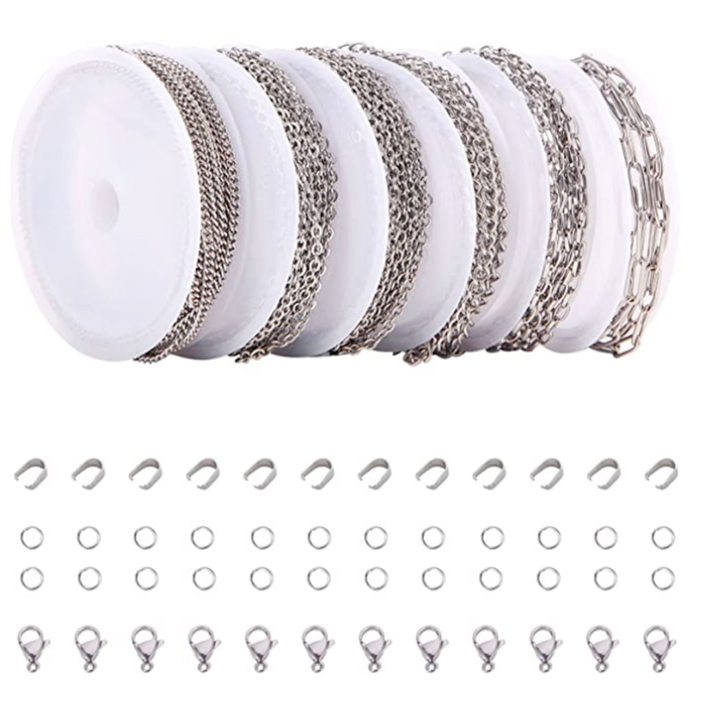 AOOOWER Multipurpose Sturdy Stainless Steel Chains Multipacks Smooth Designs Comfortable Wear ...