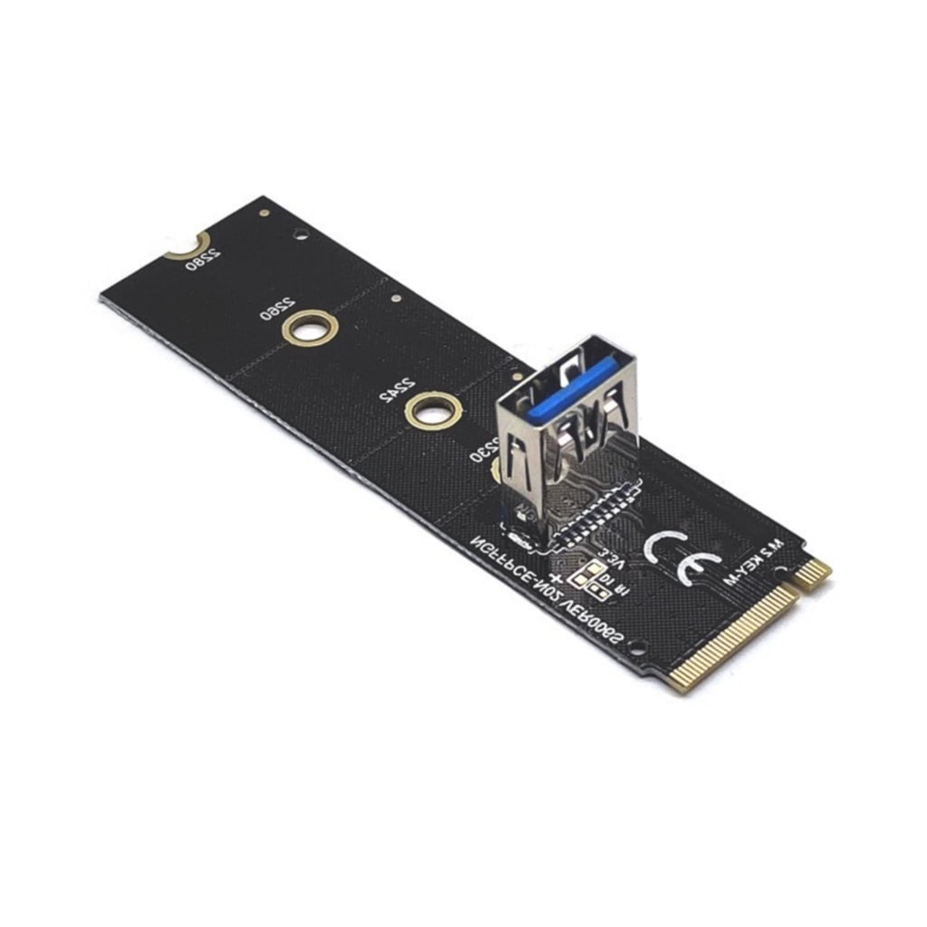 AOOOWER NGFF M.2 to PCIe 4X1X Adapter Multipliers Card Supporting 2260/ ...