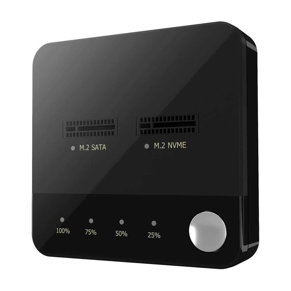 AOOOWER NVMe M.2 Duplicator Double Bay Offline Clone NVME Docking ...