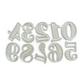 AOOOWER Numbers Embossing Cutting Dies Number Die Cuts for Birthday ...