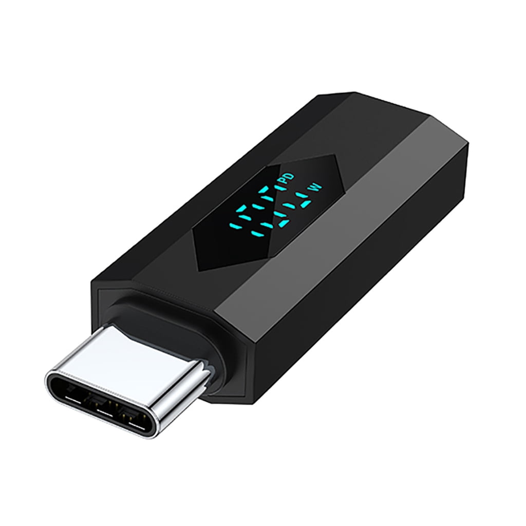AOOOWER OTG Adapters PD100W Digital Display USB Type C Male to Type C ...