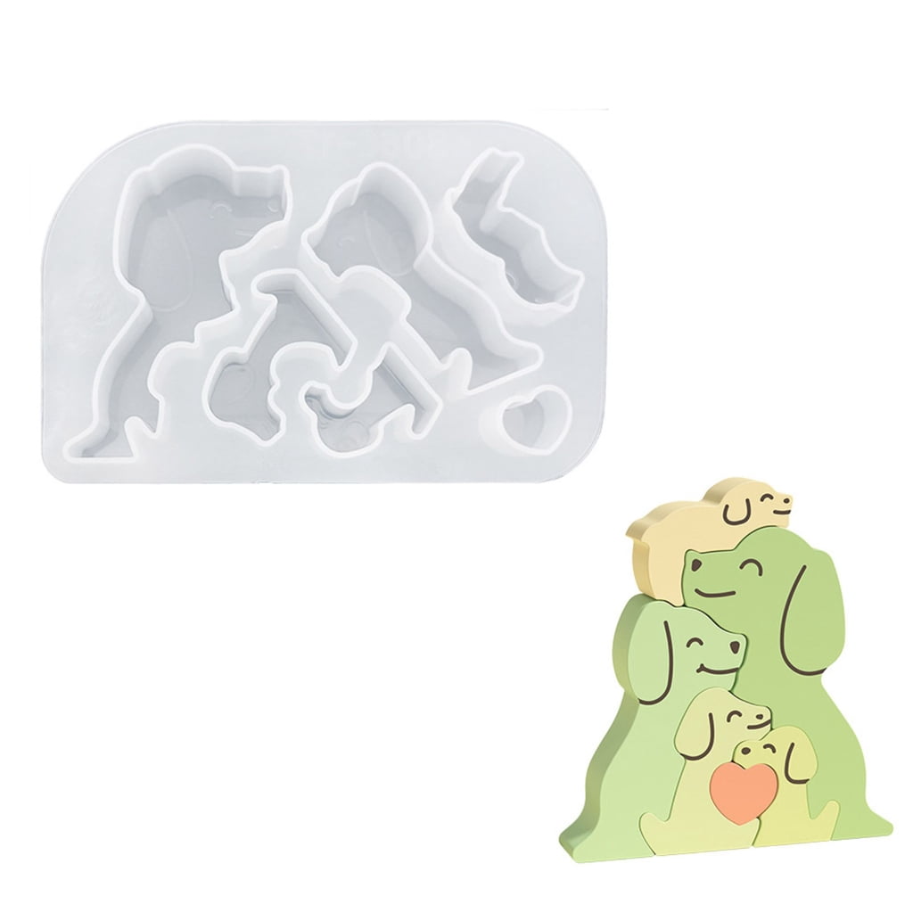 AOOOWER Ornament Plaster Mold Animal Theme Silicone Candle Mold ...