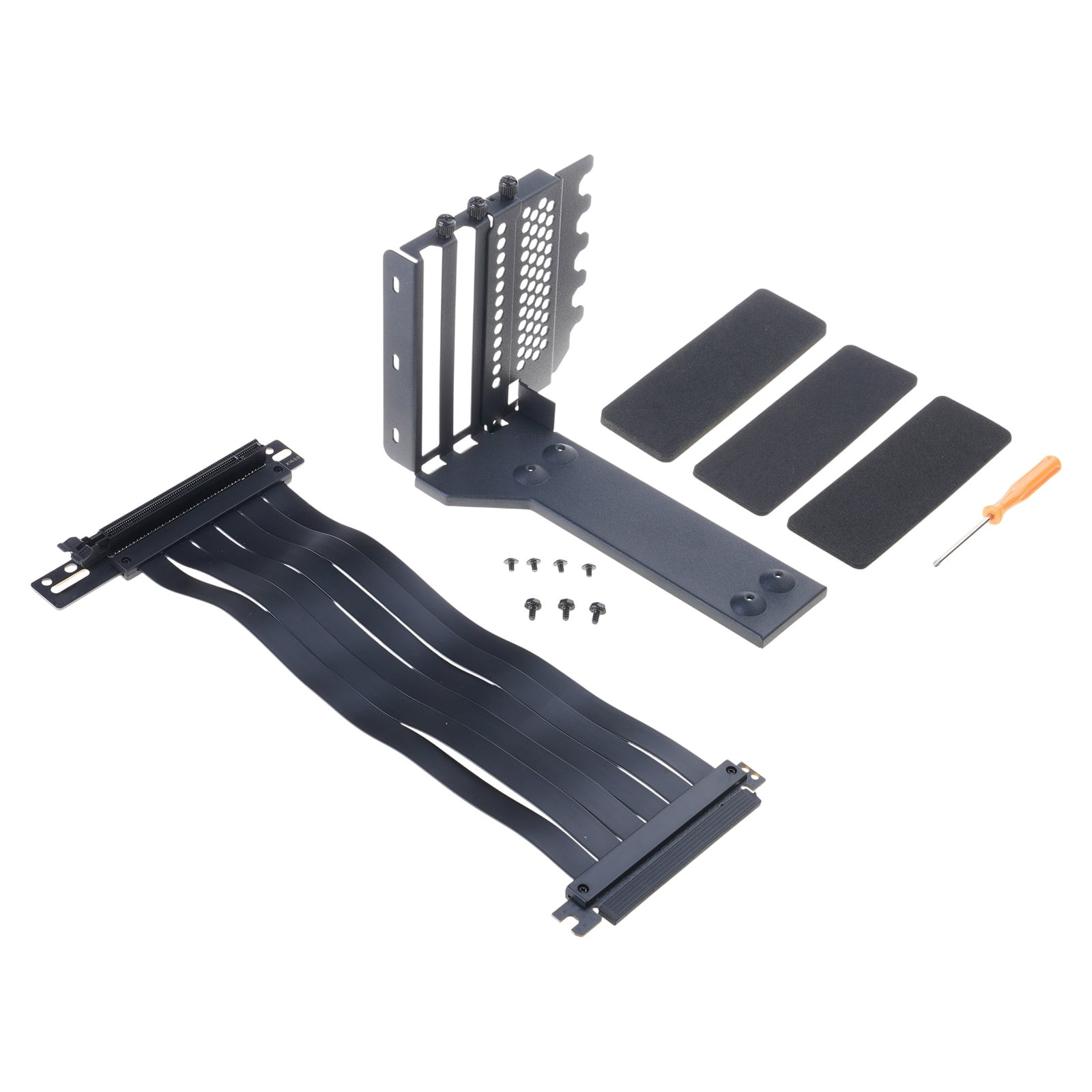 AOOOWER PCIE 3.0 4.0 x16 Universal Vertical GPU Holder Kit Riser ATX ...