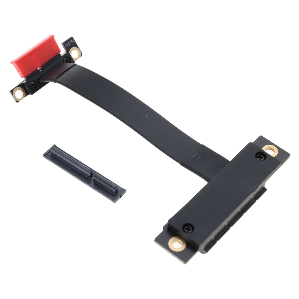 AOOOWER PCIE 4X To 1X Extender 180/90Degree Extension Adapter Fast ...