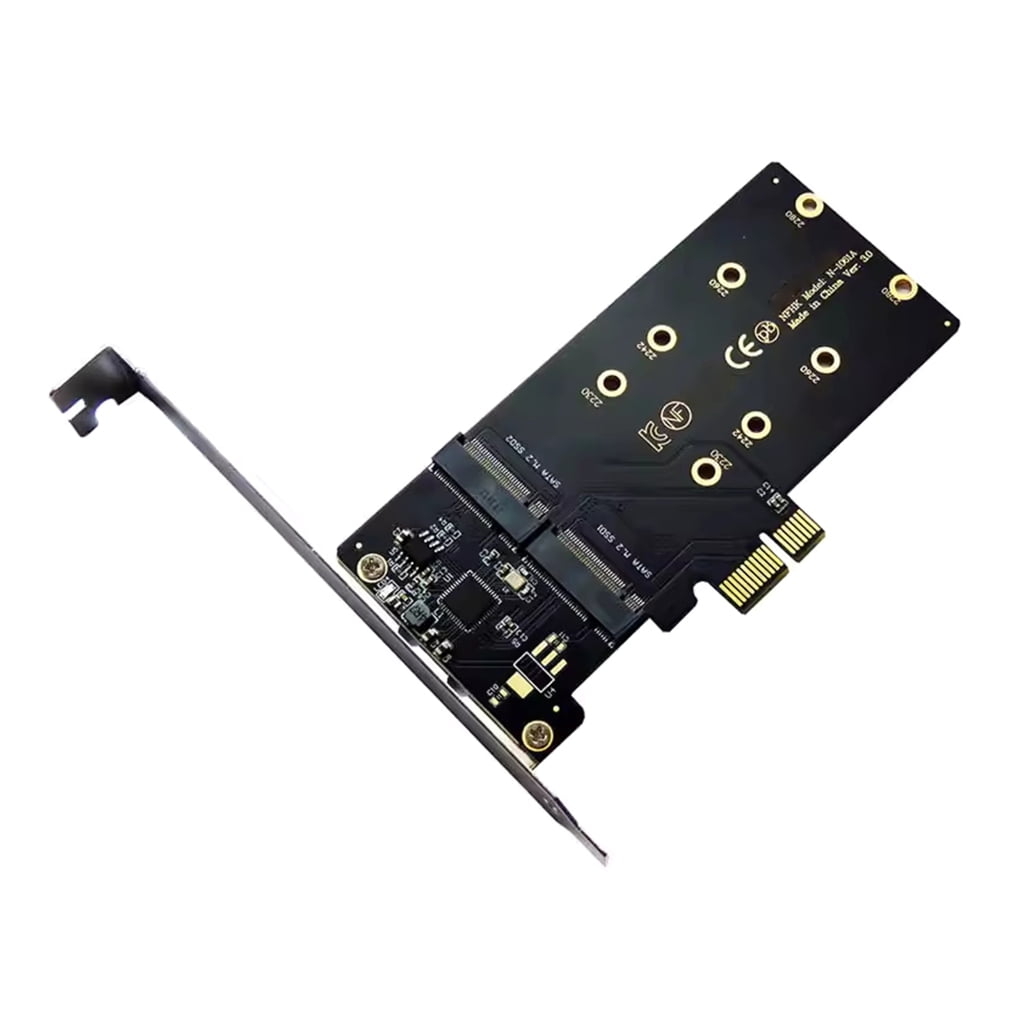 AOOOWER PCIe x1 to NGFF Computer Motherboard Slot Card PCIe x1 to 2 ...
