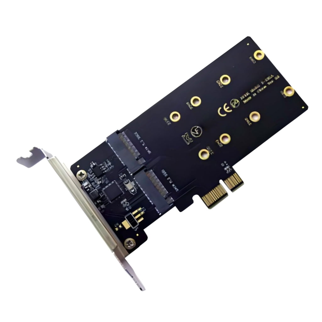 AOOOWER PCIe x1 to NGFF Computer Motherboard Slot Card PCIe x1 to 2 ...