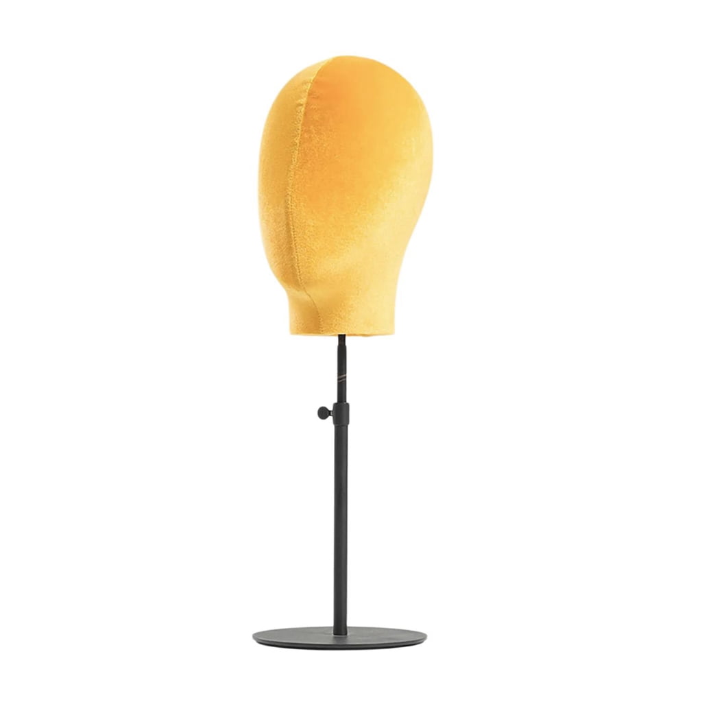AOOOWER Pinnable Wig Head Stand for Beauty Training Schools Retractable ...