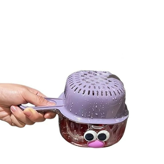 AOOOWER Plastic Draining Basket with Comfortable Handle for Efficient ...