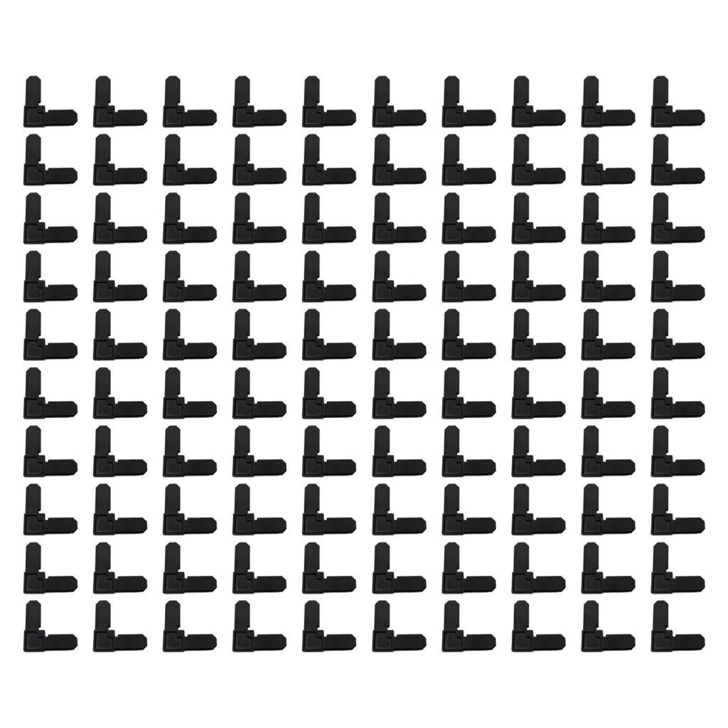 AOOOWER Plastic Right Angles Corner Bracket 5/16X3/4Inch Quick Snapping ...