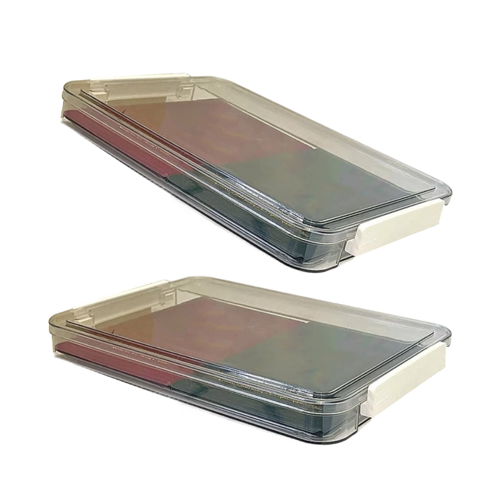 AOOOWER Portable Clear Paper Organizers Box Ideal For Books Documents ...