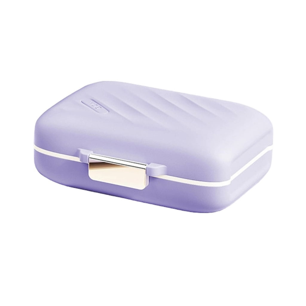 AOOOWER Portable Daily Pills Organiser 7 Sections Lightproof Moisture ...
