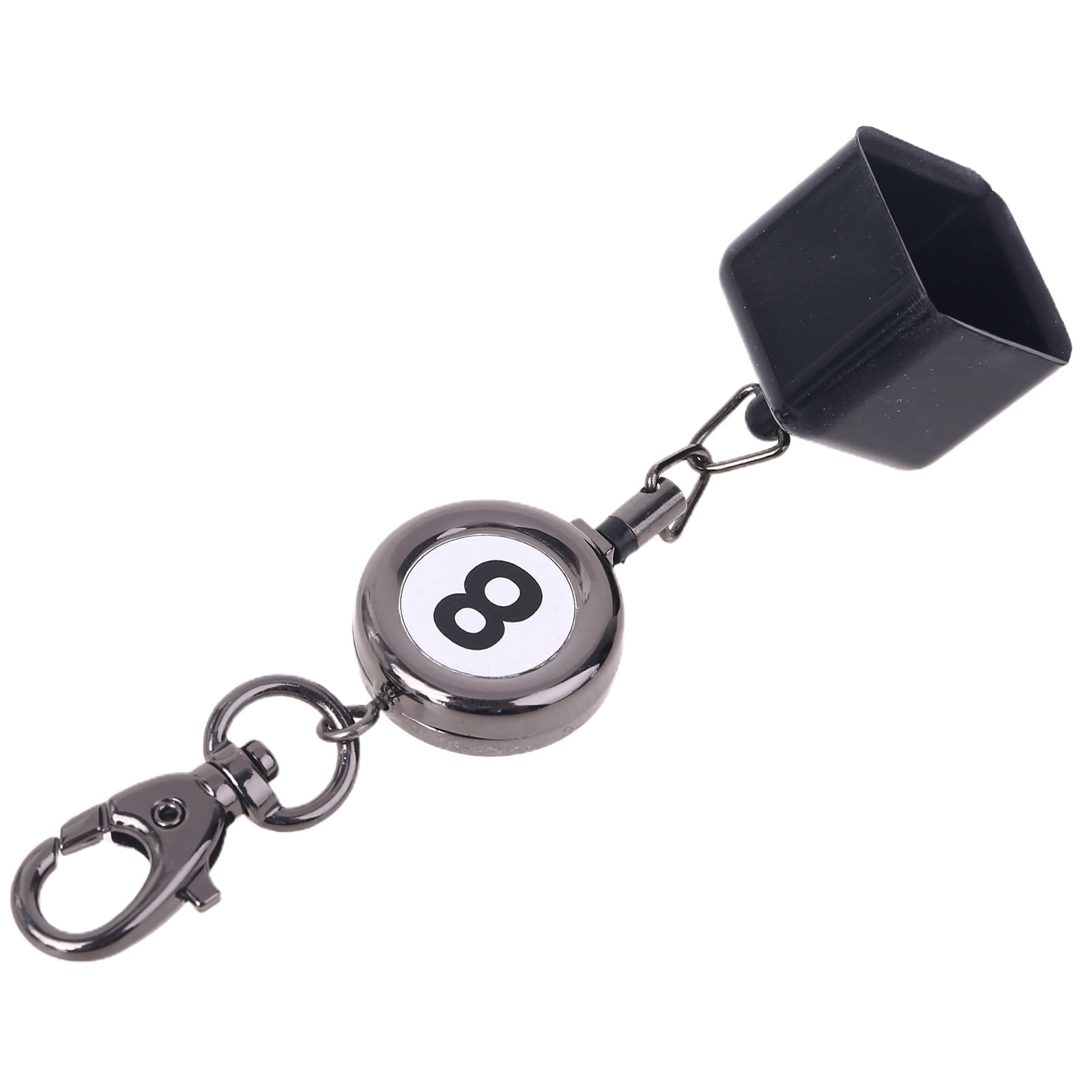 AOOOWER Portable Retractable Billiards Snooker Pool Cue Chalk Holder ...