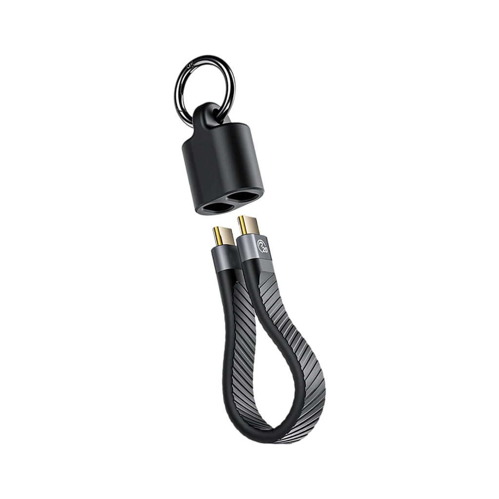AOOOWER Portable USB C 4.0 Keychain Cable 10Gbps Data Transfer Fast ...