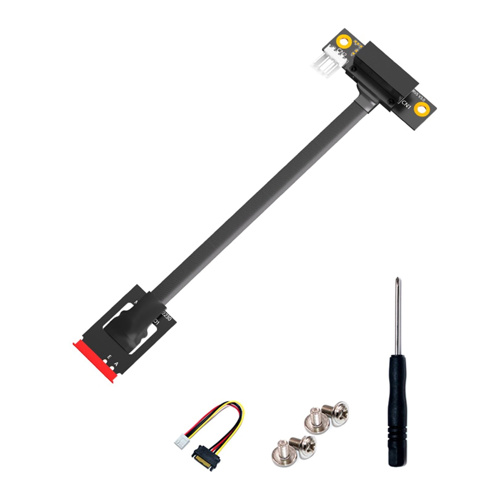 AOOOWER Quality M.2 AE Key to PCIE 1X 4X 8X 16X Risers Extension Cable ...