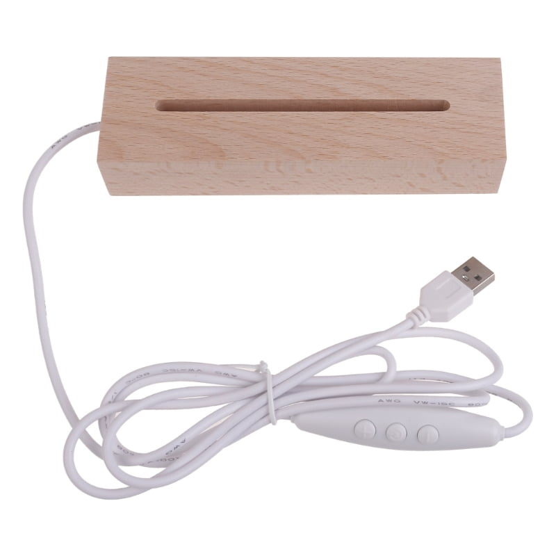 AOOOWER Rectangle LED Light Display Base, Lighted Stand for Display ...