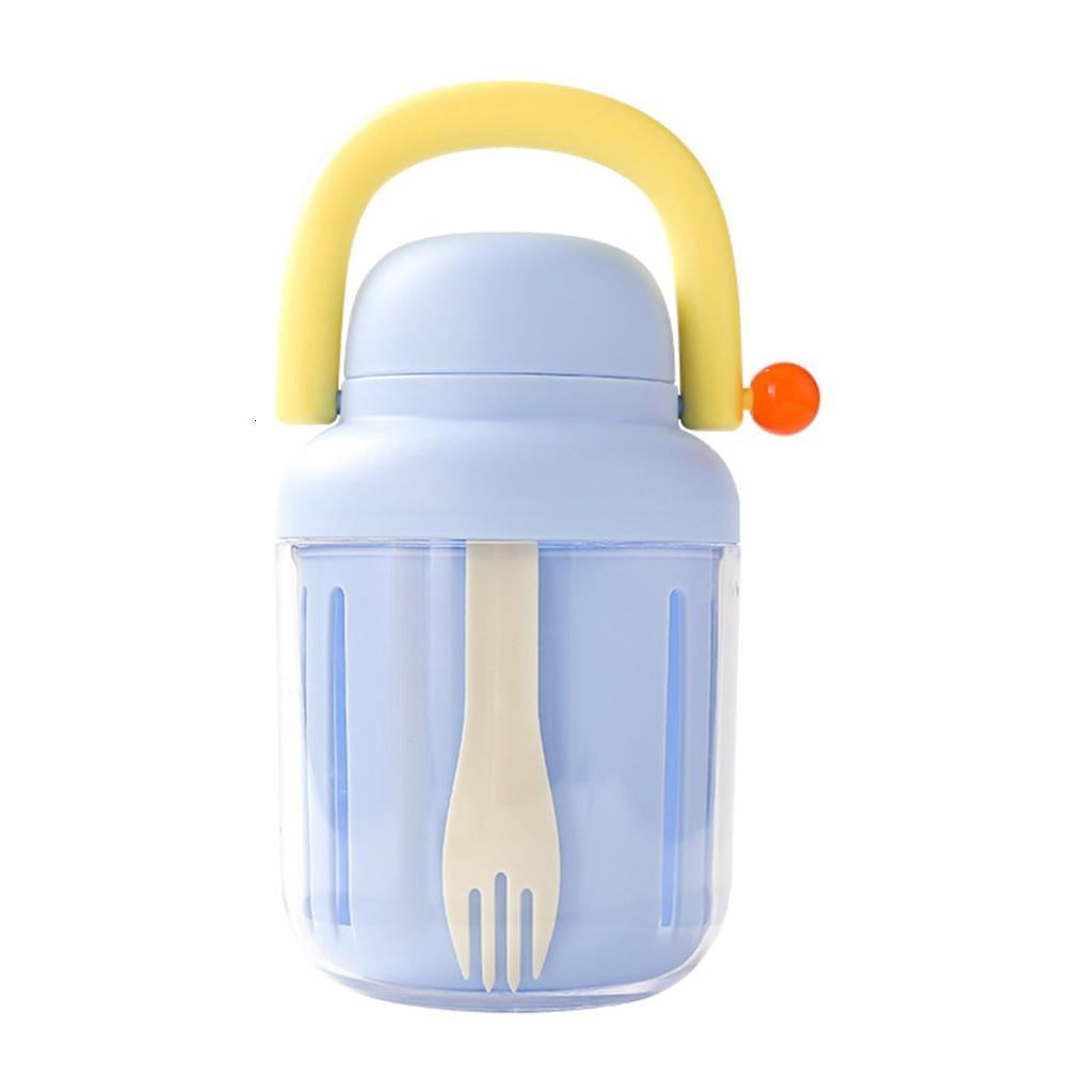AOOOWER Salad Mixing Container with Separate Dressing Layer Breakfast ...