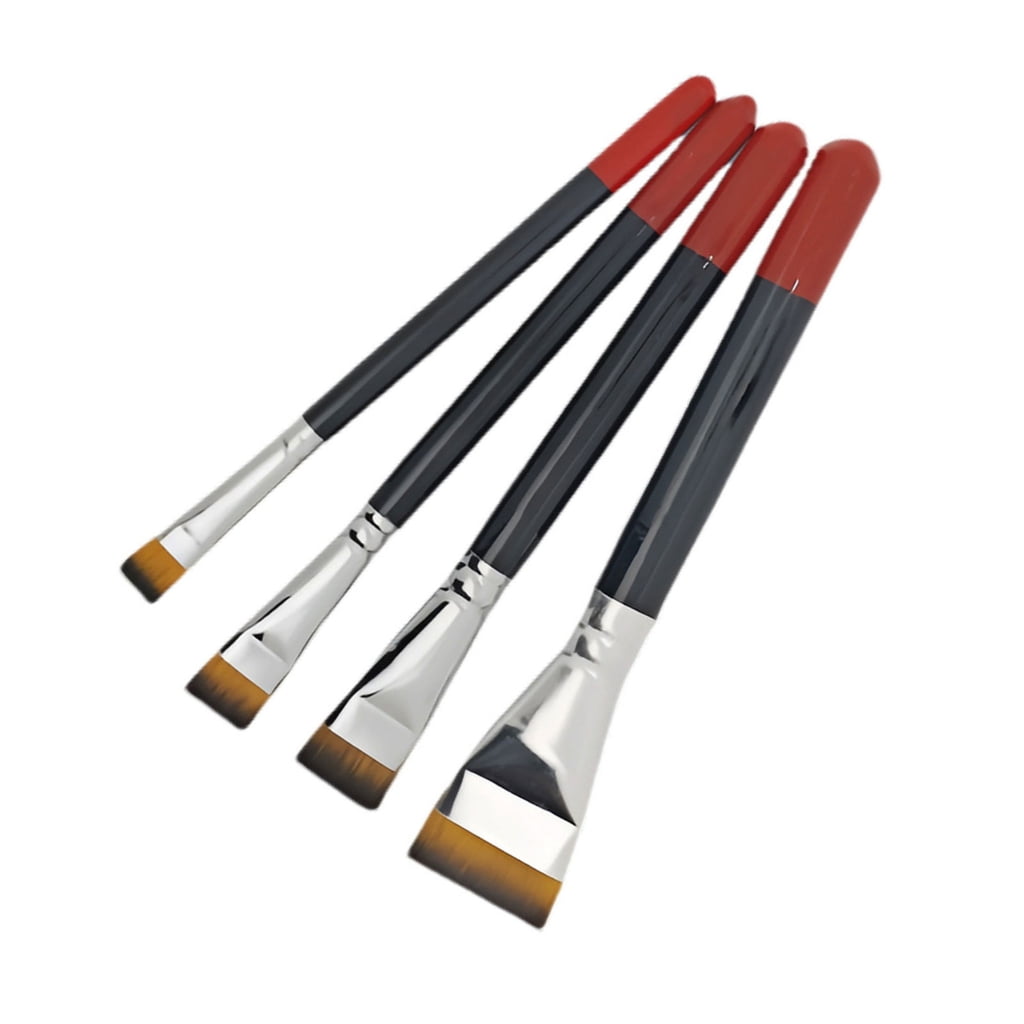 AOOOWER Set of 4 Multifunctional Artist Brushes Smooth Coating Oil ...