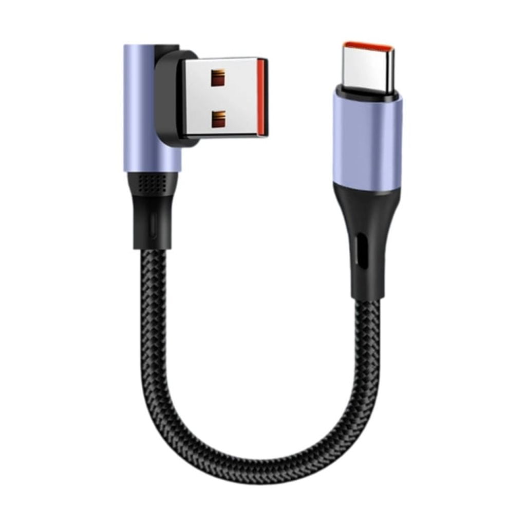 AOOOWER Short USB to Type C Adapter Cable Data Cord for Quick Stable ...
