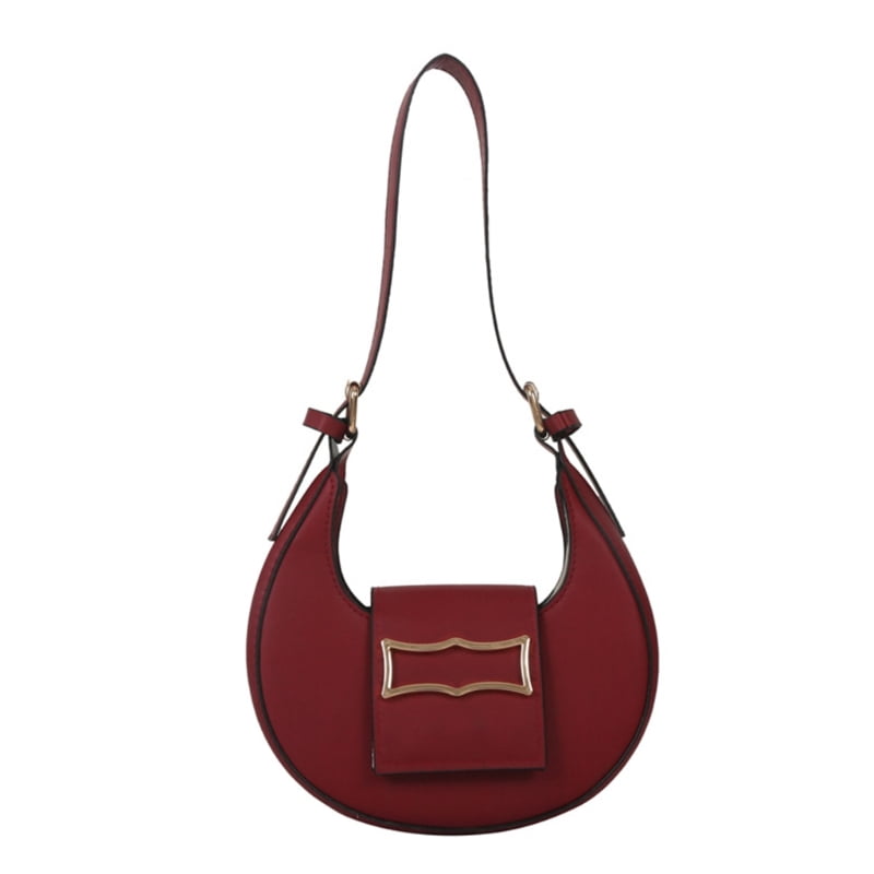 AOOOWER Shoulder Bags for Women Female Armpit Bag Solid Color Armpit ...