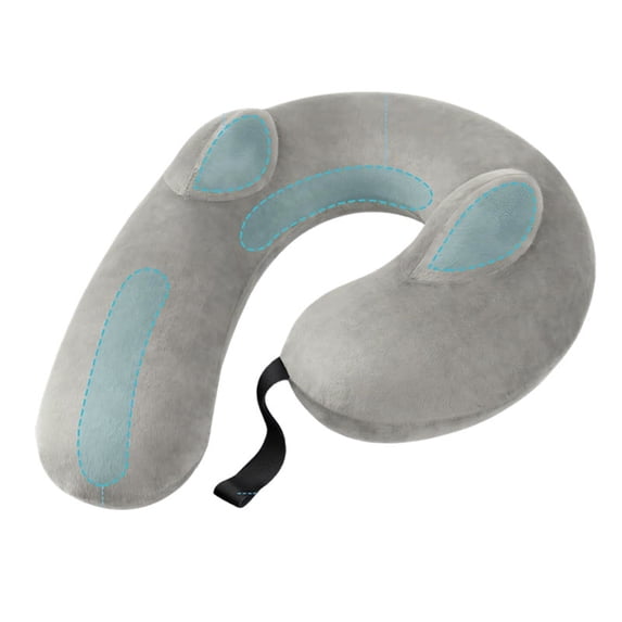 AOOOWER Silky Flight Neck Support Complete Encirclement Neck Pillow For ...