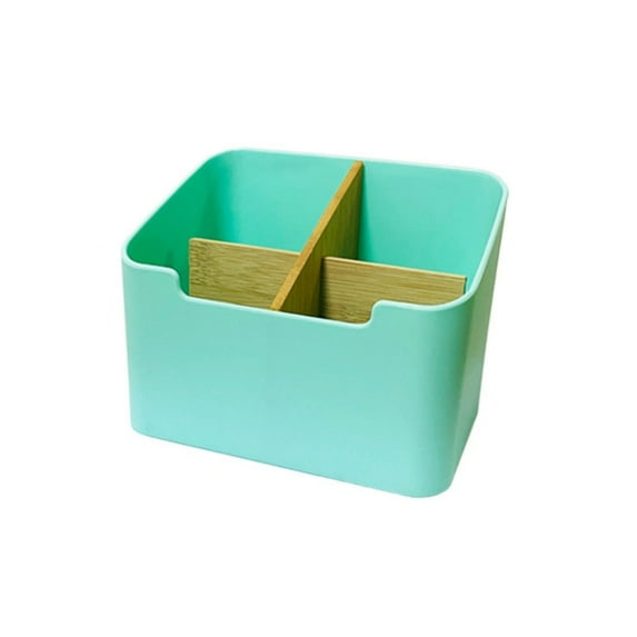 AOOOWER Simple Design Desk Organizers Multi Compartment Plastic Storage ...