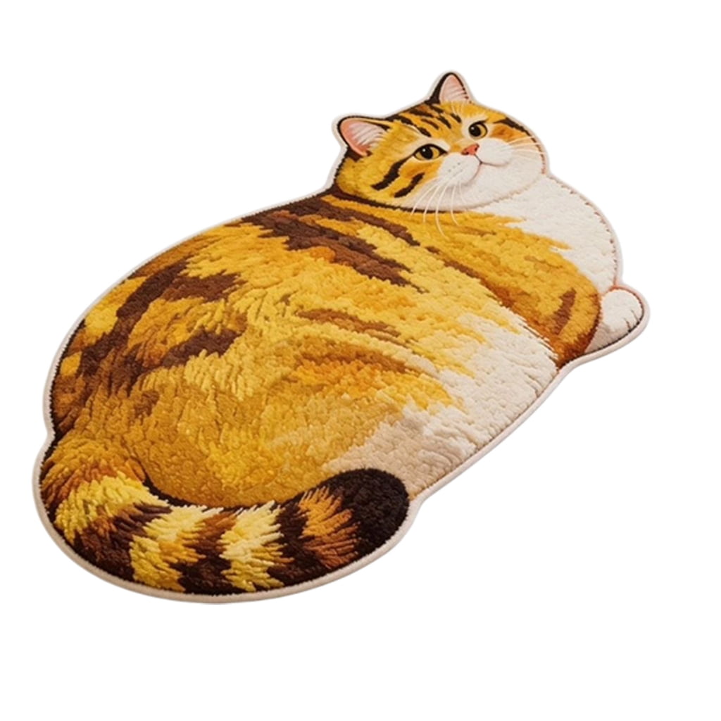 AOOOWER Simulation Cats Bathroom Door Mat High Absorbency Fast Drying ...