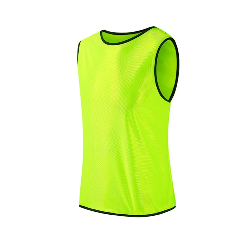 AOOOWER Sleeveless Soccer Training Team Vest Football Jerseys Sports ...