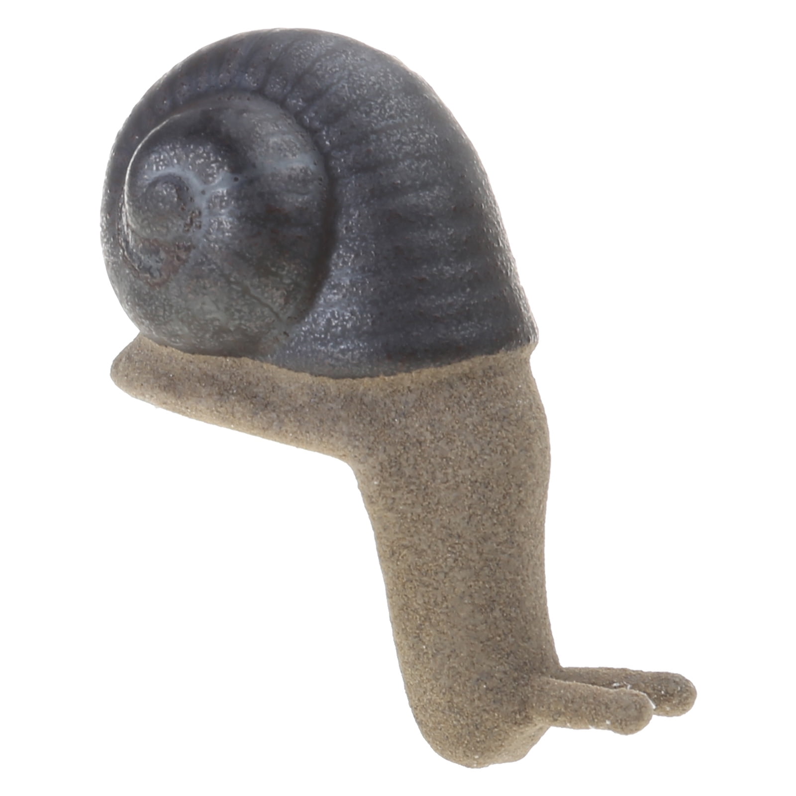 AOOOWER Small Snail Figurine Ceramics Miniature Snail Statue Ornament ...