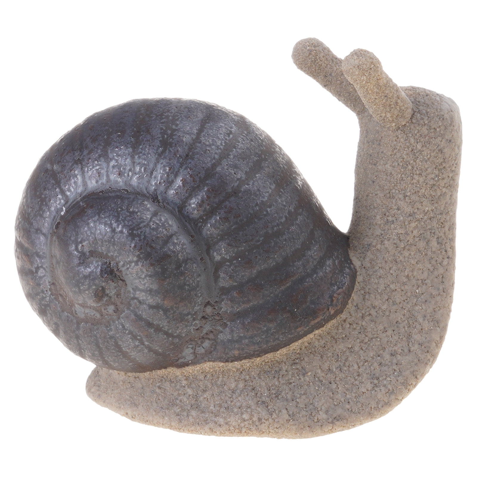 AOOOWER Small Snail Figurine Ceramics Miniature Snail Statue Ornament ...