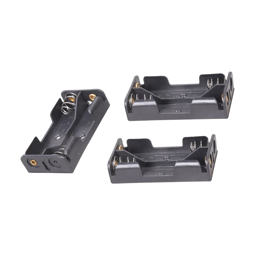 AOOOWER Spring Loaded 2A Battery Holder Solderable Terminals Plastic ...