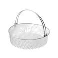 AOOOWER Square 304Stainless Steel Fry Basket Small Size with Foldable ...