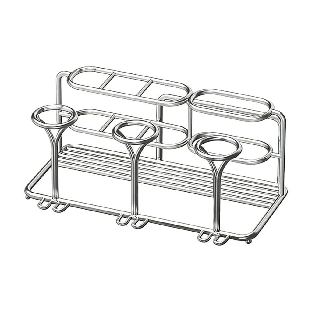 AOOOWER Stainless Steel Toothbrush Holder Storage Rack Bathroom ...